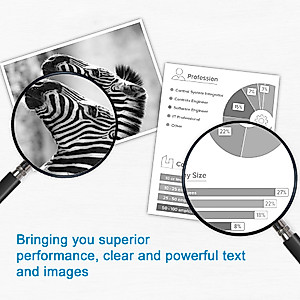 206A Black Toner Cartridges 2-Pack (with Chip) : Replacement for HP 206A W2110A 206X W2110X Works for Color Laserjet Pro MFP M283cdw M283fdw M283fdn M282nw Pro M255dw M255nw Printer Ink