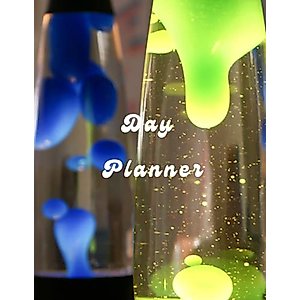 Day Planner: Lava Lamp – Day Planner paperback journal style notebook to keep track of your daily adventures! Desktop-sized 8.5x11 104 pages