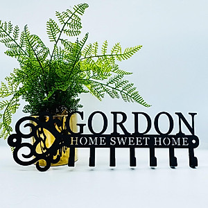 Personalized Key Holder Wall Mount, Customized Key Holder for Wall, Custom Keys Holder on Wall, Personalized Wall Mounted Key Holder Hooks Organizer Rack, Custom Key Rack