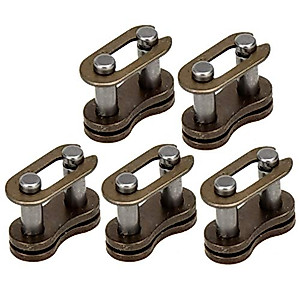 HIAORS 25H Chain Spare Master Link for 2 Stroke 33cc 43cc 47cc 49cc Gas E Scooter Mini Moto Kids ATV Quad 4 Wheeler Dirt Pocket Bike 5pcs