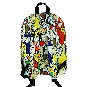 KBNL Looney Tunes Deluxe All Over Print Backpack - 64961,Multicolor