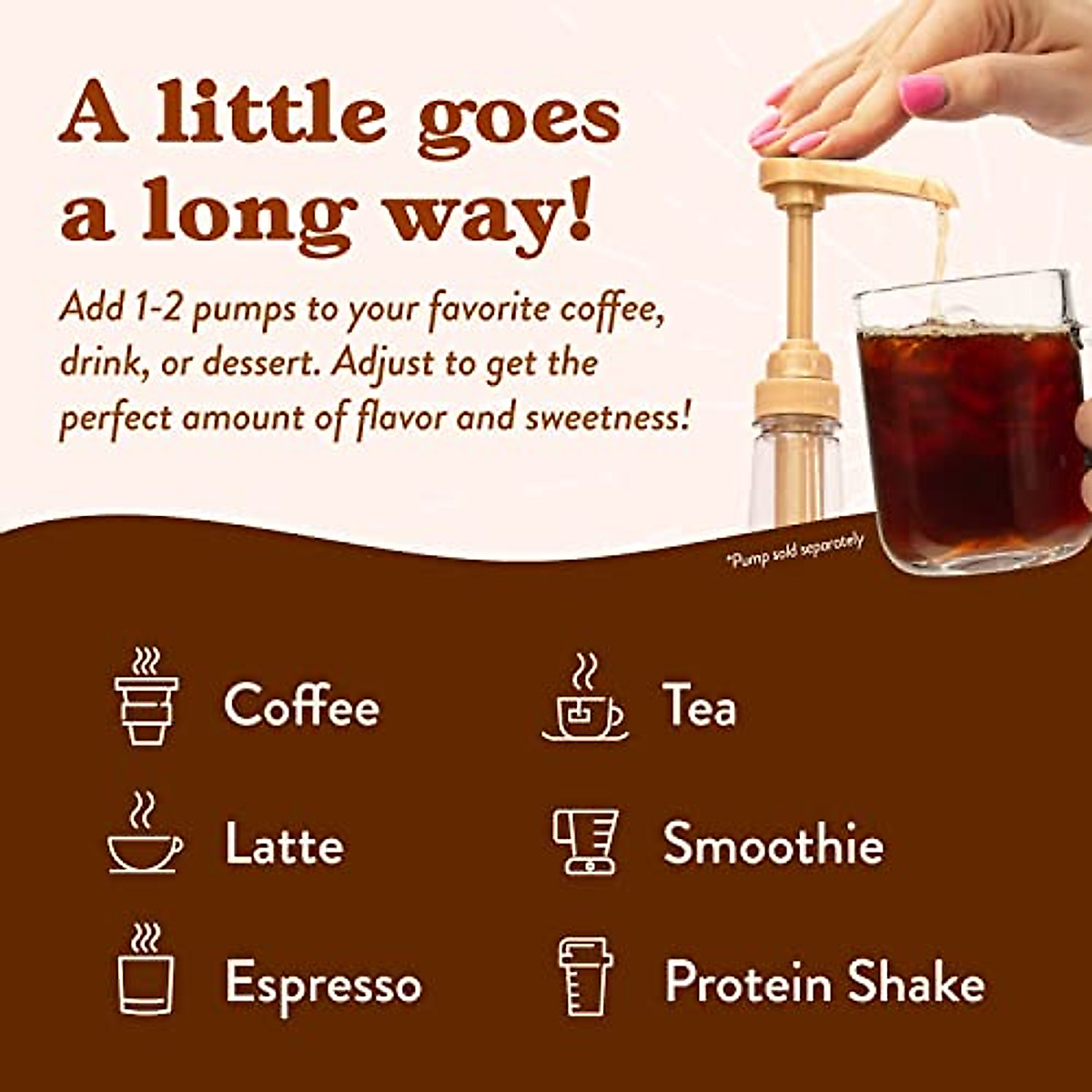 Jordan's Skinny Mixes Syrups Cinnamon Dolce, Sugar Free Flavoring, 25.4 Oz