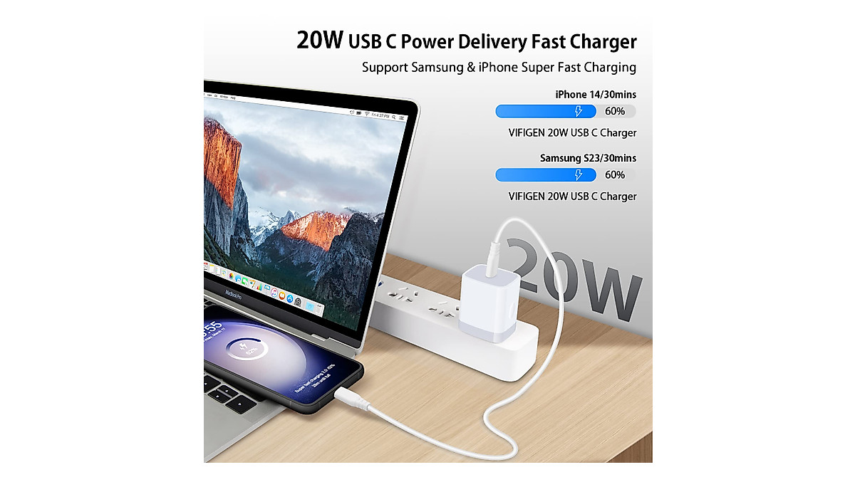 Samsung Fast Charging Block - 20W USB C Power Brick
