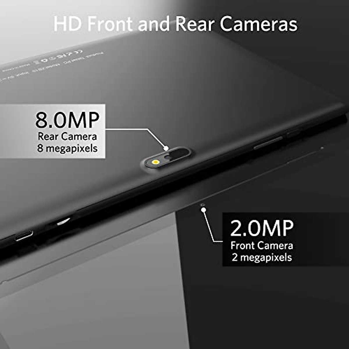 10 Inch Tablet, Google Android 11 Tablet, Quad-Core Processor Tableta Computer with 32GB ROM 2GB RAM 8MP Camera WiFi BT 10.1 in HD Display, 6000mAh Long Battery Life Tablet.