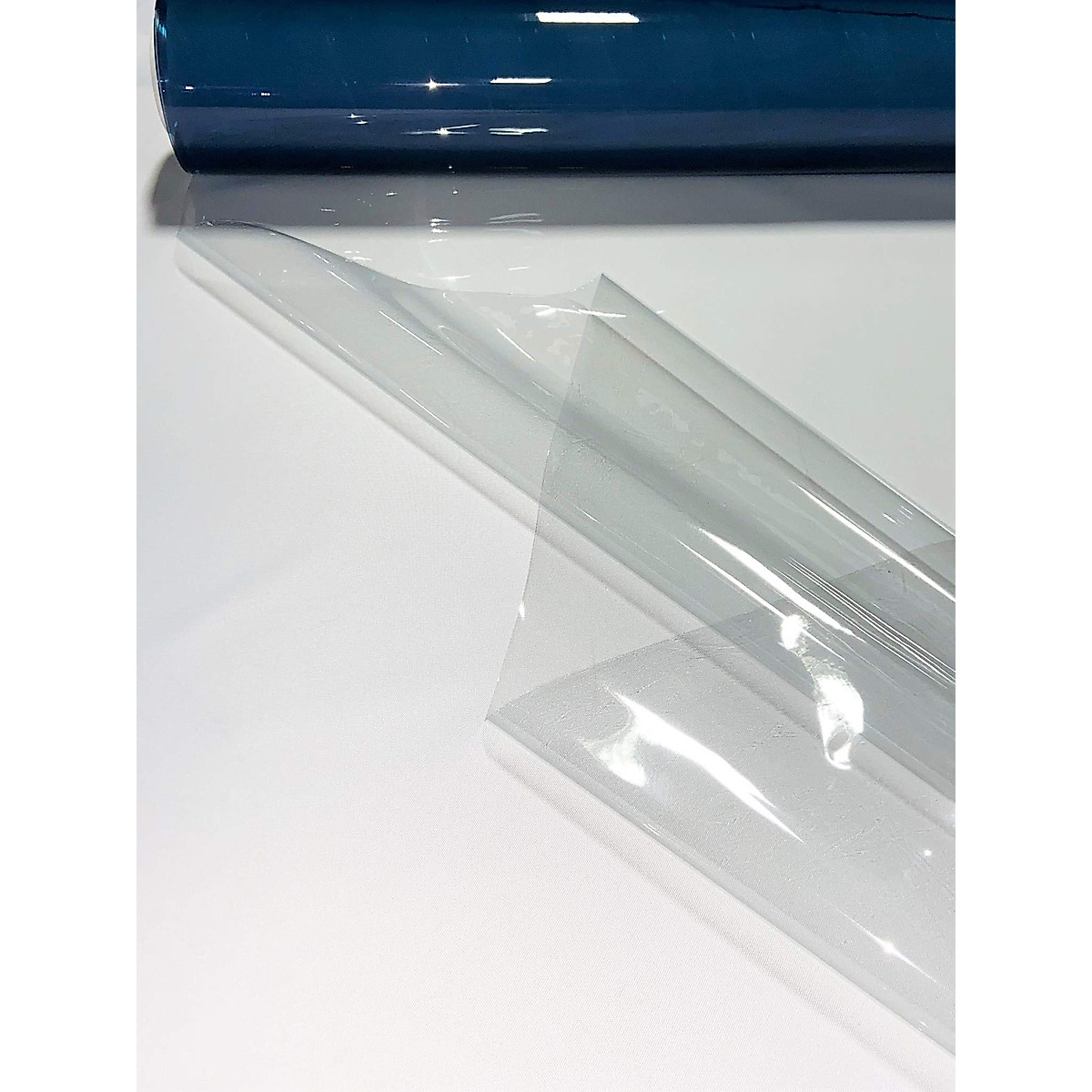 Clear Marine Vinyl 20 Gauge Double Polished 54 Inches Wide by 5 Yards