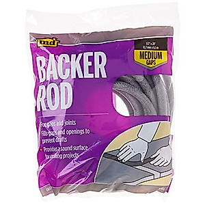 M-D Building Products 71480 1/2-Inch by 20-Feet Backer Rod, Gray