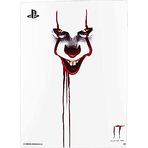 Skinit Decal Gaming Skin Compatible with PS5 Console - Officially Licensed Warner Bros Pennywise Bloody Design