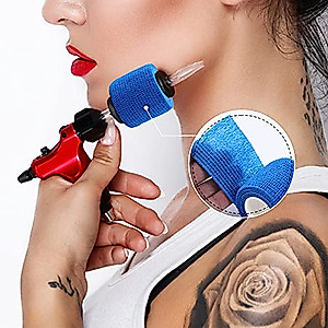 Self Adhesive Bandage Wrap, 12pcs 2" x 5 Yards, Breathable Elastic Cohesive Bandages, Vet Wrap, Tattoo Handle Grip Tube, Sports Tape Bulk for First Aid Supplies, Wrist Sprains Protection