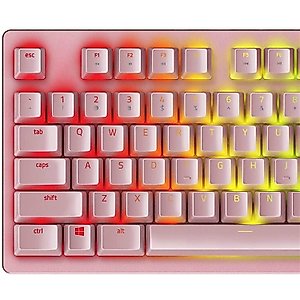 Feiyx Mechanical Gaming Keyboard RGB LED Backlit Wired Keyboard with Switches for Windows Mac PC Gamers
