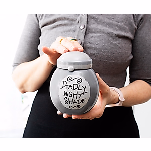 Disney The Nightmare Before Christmas Sally's Mini Storage Jars 3-Piece Set Replica | Sculpted Ceramic Kitchen Containers For Snacks