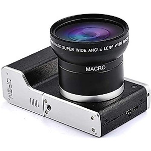 Digital Camera 24MP 4.0 Inch Touch Monitor Camera for Backpacking FHD Mini Compact Wide Angle Lens Pocket Camera for Photography(2 batteries Included)