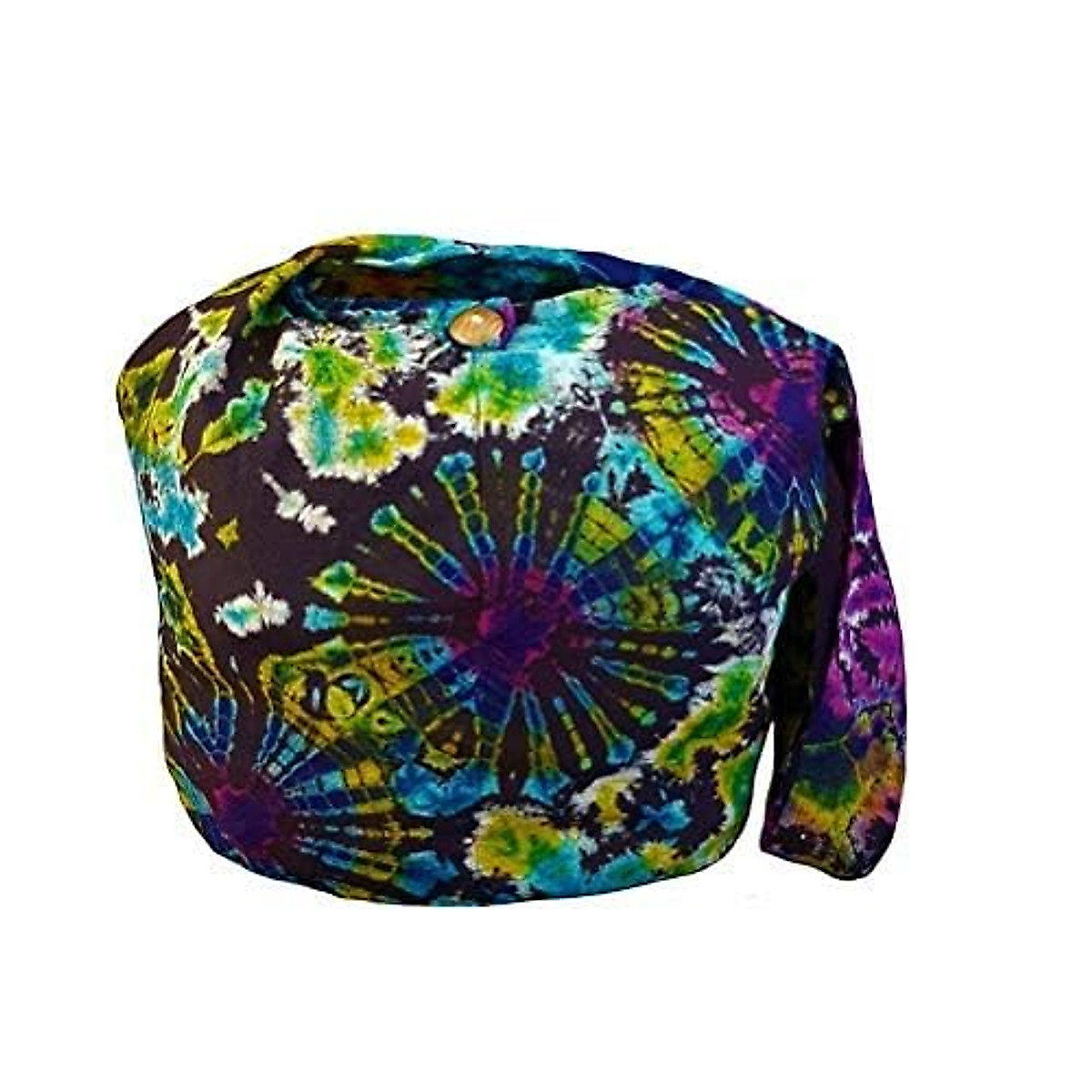 BenThai Products BTP! Tie Dye Sling Crossbody Shoulder Bag Purse Hippie Boho Blue Firework VK11