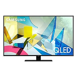 SAMSUNG 50-inch Class QLED Q80T Series - 4K UHD Direct Full Array 8X Quantum HDR Smart TV with Alexa Built-in (QN50Q80TAFXZA, 2020 Model)