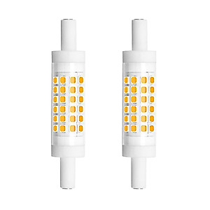 Bonlux Dimmable R7S LED Bulb 78mm (3'') - 5W T3 Double Ended J Type J78 LED Flood Light Daylight 6000K, 45W Halogen Replacement Bulb for Floor Lamp, Work Light, Security Light (2-Pack)