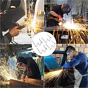 JMIATRY 2000 PCS Plastic Welding Hot Staples Stainless Steel 0.8mm 0.6mm Plastic Welder Staples Wave Shape Repair Kit for Plastic Welder Machine Car Bumper Dashboard Lamp Holder Repair