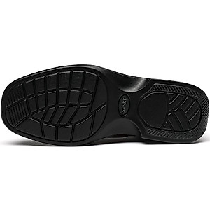 SVNKE Men's Casual Slip-on Loafers Stretch Shoes Square Toe Wedding Dress Shoes Luxury Bussiness Office Shoes Black 10