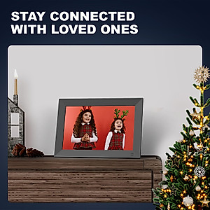 Arktronic 10.1 Inch WiFi Digital Picture Frame 32GB, Smart Digital Photo Frame with HD IPS Touch Screen, Easy to use, Instantly Share Photos/Videos via App or Email, Gift for Grandparents