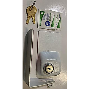 Fridge Lock Refrigerator Door Lock (white)