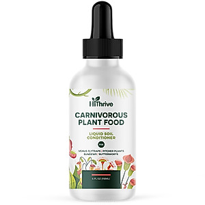 4oz Carnivorous Plant Food & Venus Fly Trap Food - Feeds up to 500 Times, Tropical Plant Fertilizer for Carnivorous Plants, Premium Liquid Carnivorous Plant Fertilizer & Feeding Supplement for Growth