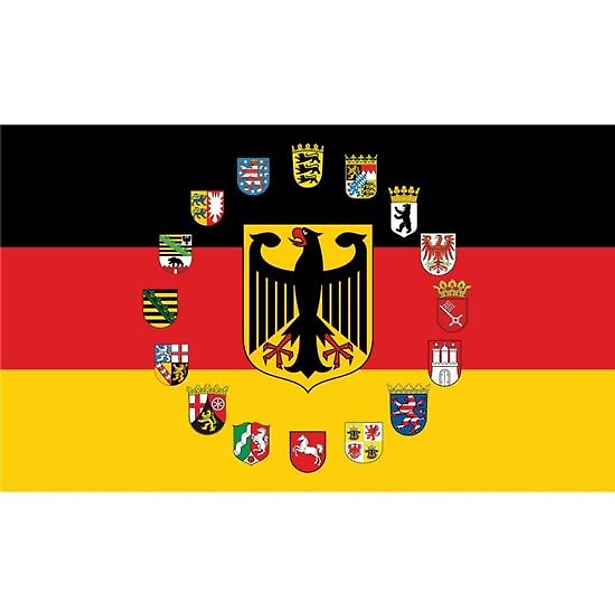 CafePress German Flag With State Arms Mugs Ceramic Coffee Mug, Tea Cup 11 oz