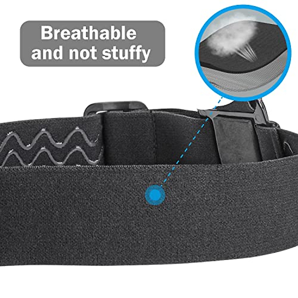 Haoyou Head Strap Mount with Storage Bag, Compatible with Gopro Hero 11/10/9/8/7/6/5/4/3+/3/Session/Hero 2018/Akaso/DJI Osmo and More Action Cameras