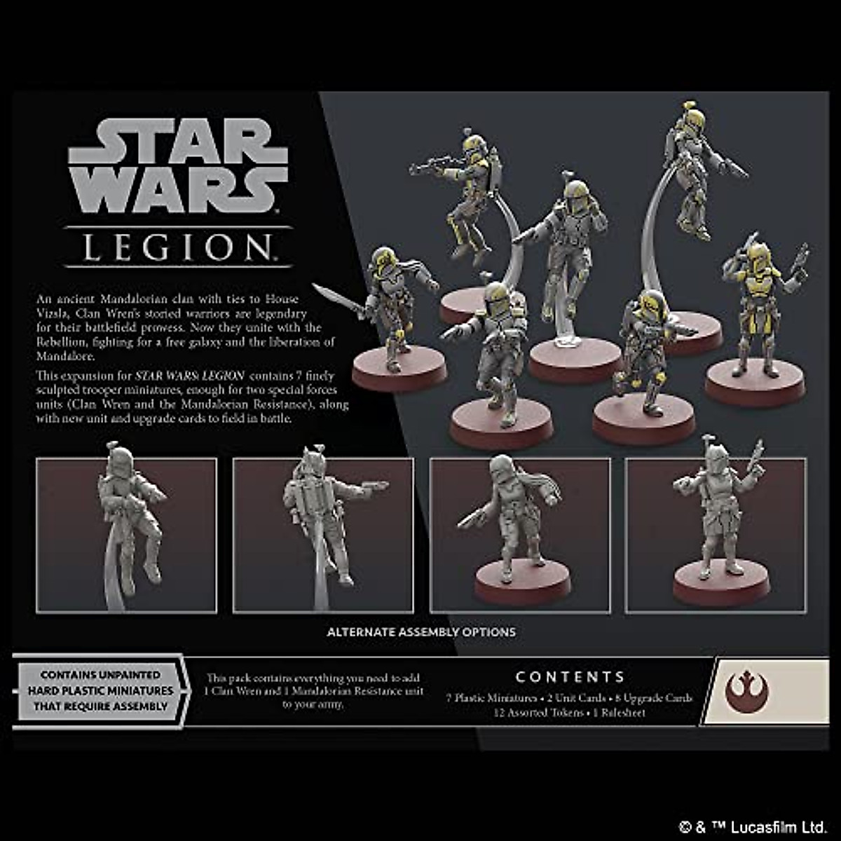 Star Wars Legion Clan Wren Expansion | Two Player Battle Game | Miniatures Game | Strategy Game for Adults and Teens | Ages 14+ | Avg. Playtime 3 Hours | Made by Atomic Mass Games