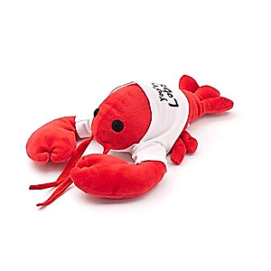 You’re My Lobster Plush Decoration – Cool TV Props Friends Lobster Plush Decoration – Ross Geller Rachel Green Lobster Decoration in Cute White T-Shirt – 8” (20cm) Head to Tail, 6” (15cm) Claw to Claw