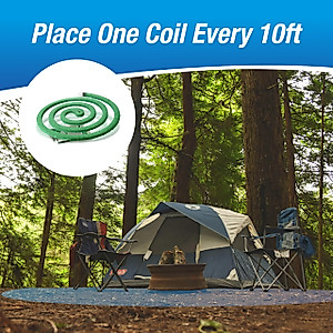 PIC Mosquito Repelling Coils, 10 Count Box, 4 Pack - Italian Coils, Mosquito Repellent for Outdoor Spaces - 40 Coils Total