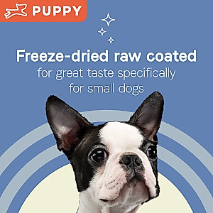 Canidae Pure Petite Premium Freeze-Dried Raw Coated Puppy Food for Small Breeds, Real Salmon Recipe, 10 lbs, Grain Free