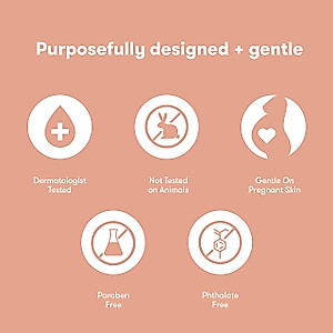 Frida Mom Pregnancy Skincare Set, Body Relief for Stretch Marks, Dry Skin, Swelling, & Chafing - 4pk Set