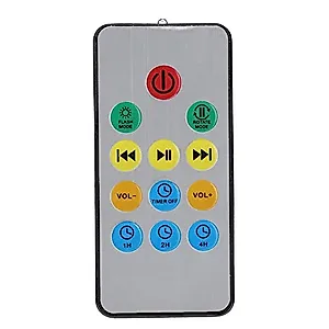 Hakeeta Ocean Wave Projector, 7LED Marine Color Projection Automatic Rotation Music Playback Remote Projector Night Light.