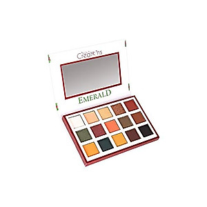 Beauty creations Emerald collection 1 eyeshadow Palette 15 pigmented colors.