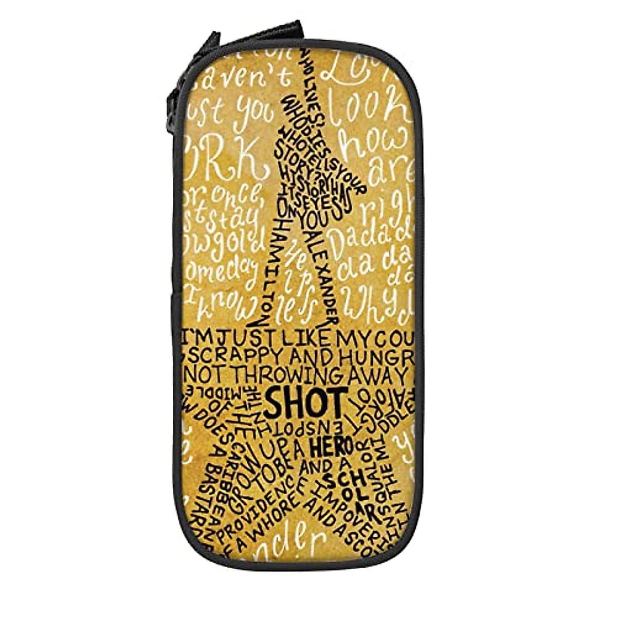 Musicals Pencil Case School Multi-Functional Stationery College Makeup Pencil Bag With Pouch Zipper Storage Bag For Girls Boys Adults School Office