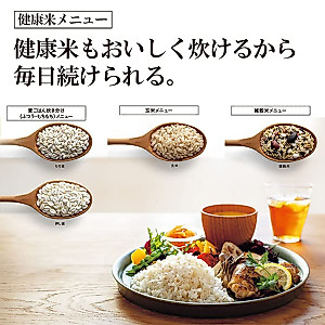 Zojirushi NW-JE10 / 18 Pressure IH Rice Cooker Extreme Cooking 1L / 1.8L Black 100V Only Japanese Only Shipped from Japan (1.8L (NW-JE18))