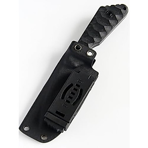 7PCS Nylon Pocket Clip with 14 Sets Screws Fit for K Sheath Knife Case, Deep Carry Back Clip Waist Clip DIY Replacement