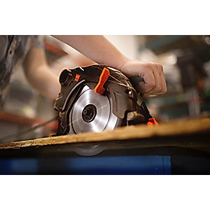 WEN 36725 12A 7-1/4-Inch Sidewinder Circular Saw with 2-1/2-Inch Cutting Depth,Black