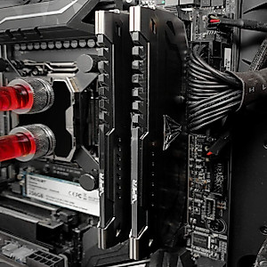 Patriot Viper Steel DDR4 RAM 16GB (2X8GB) 3600MHz CL18 UDIMM Desktop Gaming Memory Kit - PVS416G360C8K