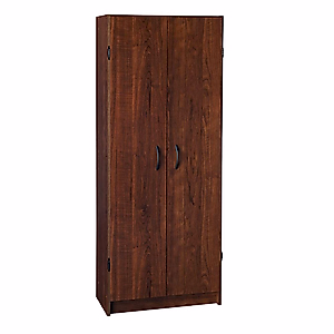 ClosetMaid 1308 Freestanding Organization Pantry Cabinet, Dark Cherry (2 Pack)