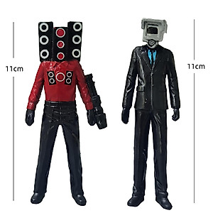 GLXYSN 8Pcs Action Figure Horror Cartoon Movies Character Action Figure Model for Kids Birthday Party Cake Topper Halloween Parties Decoration