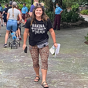 TNNZEET Black High Waisted Capri Leggings for Women, Buttery Soft Workout Yoga Leggings