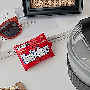 FooHOOK Cute Airpod Case, 3D Cartoon Funny Protection Case Covering The Skin Silicone Material, with Keychain for Airpods 1&2 (Twizders)