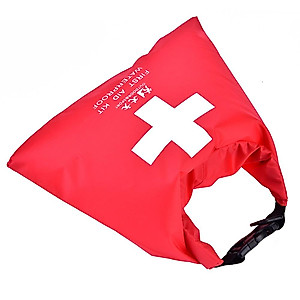 First Aid Kit Dry Bag, Travel Empty First Aid Kit Pouch Storage Bag for Emergency, Portable Waterproof First Aid Kit Dry Pack Pouch for Outdoor Camping Drifting Hiking