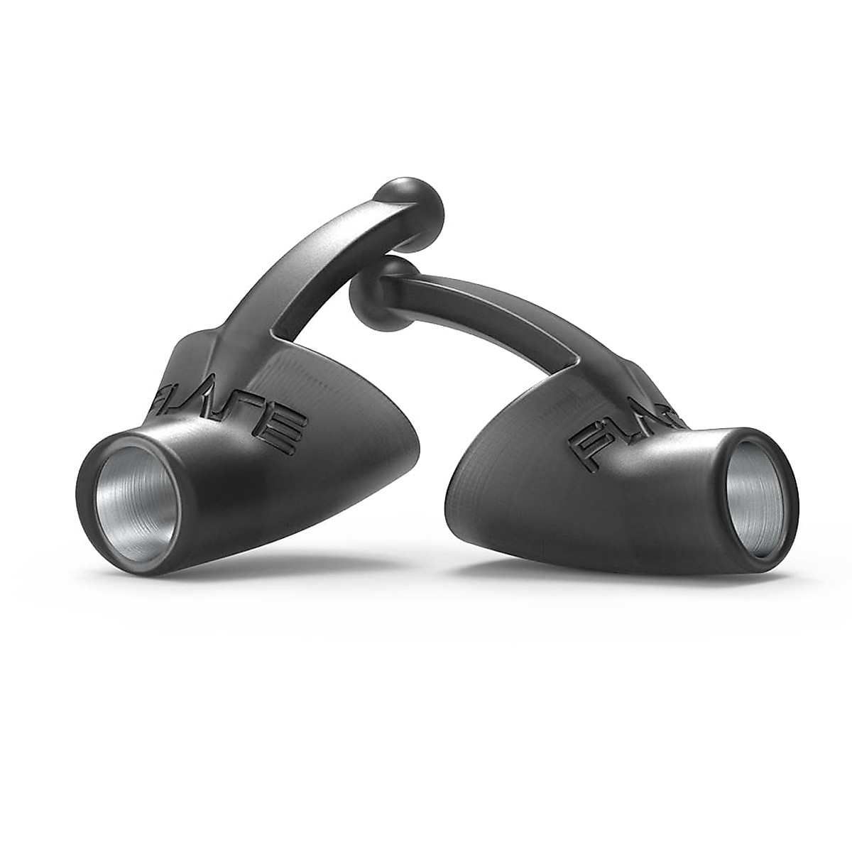 Flare Calmer Pro Mini – Ear Plugs Alternative – Reduce Annoying Noises Without Blocking Sound – Premium Version - Soft Reusable Silicone with Aluminum Core - Black Ice