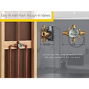 American Standard TU430508.295 Berwick Tub Trim Kit with Water-Saving Shower Head and Cartridge, Brushed Nickel