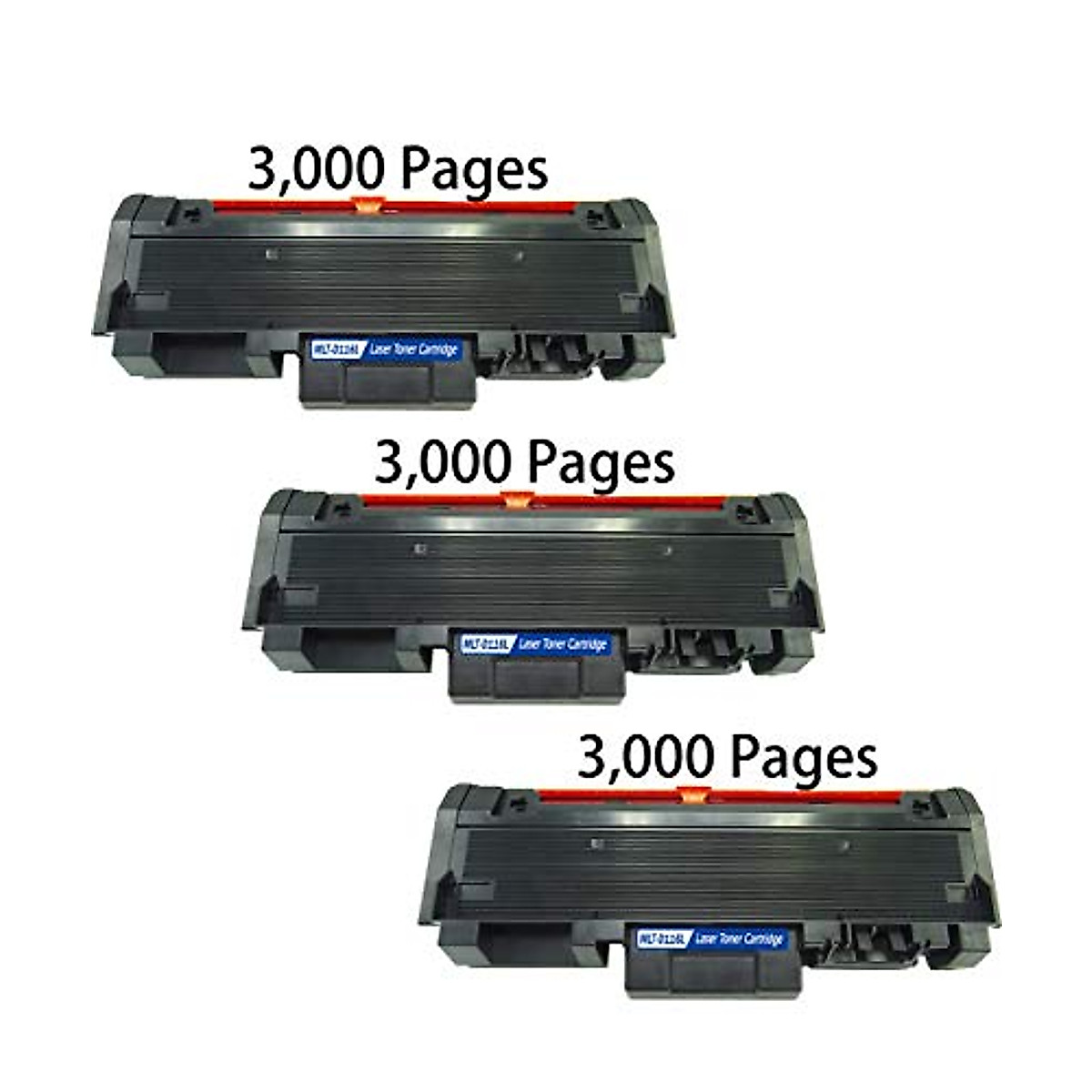 Green Toner Supply (Pack of 3) Compatible Replacement MLTD116L MLT-D116L Toner Cartridges MLT D116L 116L 116 [3-Pack Black] for SL-M2825DW SL-M2875FD SL-M2875FW SL-M2835DW SL-M2885FW Laser Printer