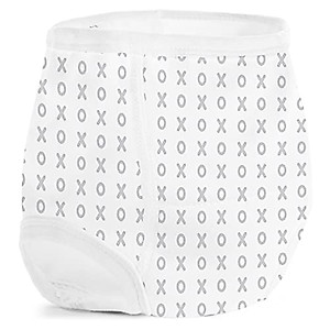 BaeBae Goods Grey Clouds Baby Training Underwear for Boys and Girls (12M), Absorbent Cotton Baby Toddler Training Pants for 12M, Unisex Underpants