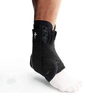 Ankle Brace Lace Up Compression Strap - Elastic Support & Adjustable Stabilizers Support Guard Protector Sports Safety for Sprained Foot, Tendonitis, Basketball, Volleyball, Soccer, Running, Sports,