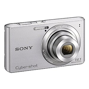 Sony Cyber-shot DSCW610 14.1 MP Digital Camera with 4x Optical Zoom and 2.7-Inch LCD (Silver) (2012 Model)