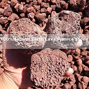 ICANdOIT Natural Brown Earth Lava Pumice Stone, Pedicure Exfoliation Tool,Callus Remover for Feet Heels and Palm,Corn Remover,Dry Dead Skin Scrubber,Health Foot Care,Dry&Wet Use,Pack of 1