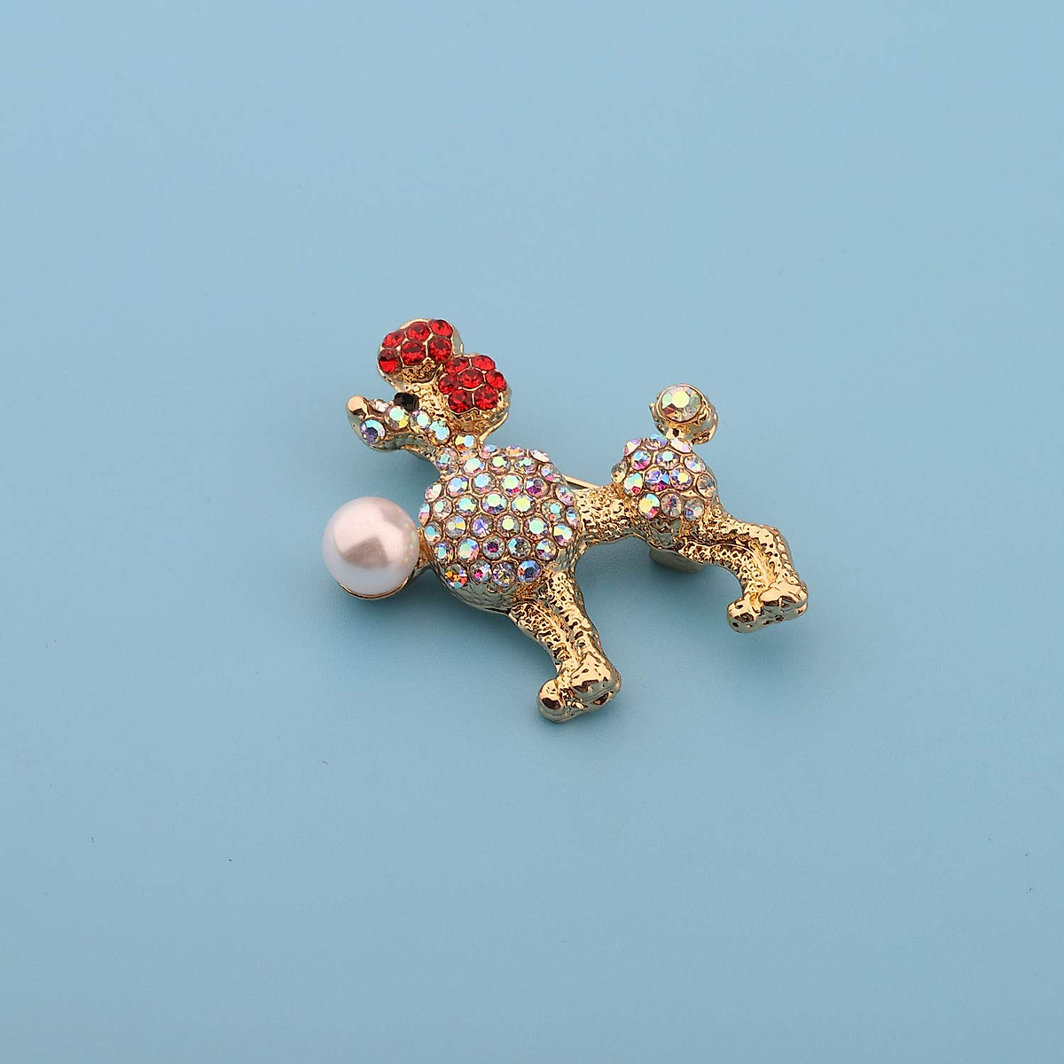 CHOORO Sigma Gamma Rho Sorority Brooch 1922 Sorority Mini Poodle Brooch Paraphernalia Gift Greek Sorority Necklace Bracelet Brooch (SGR-Mini poodle brooch)